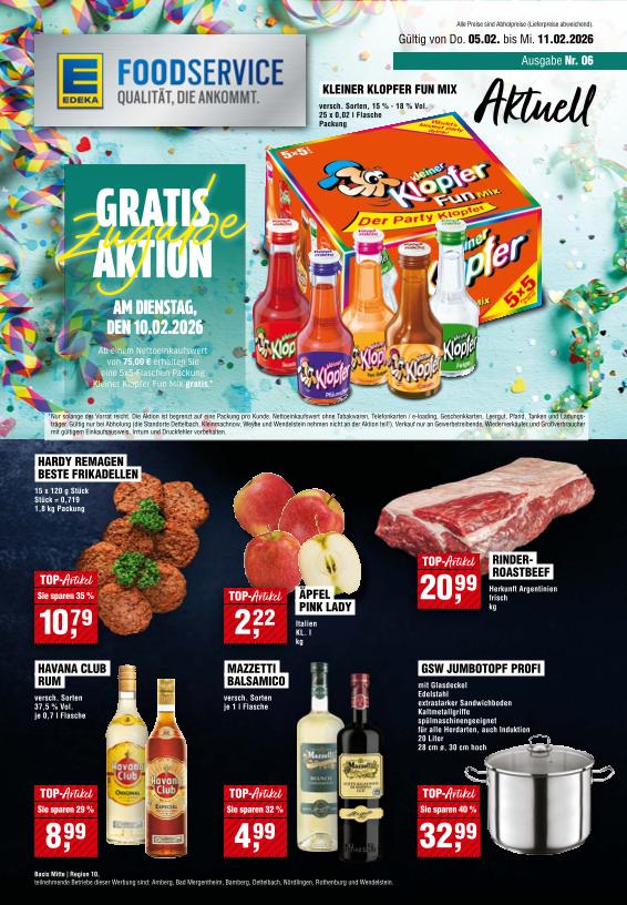 Angebote & Prospekte bei EDEKA Foodservice